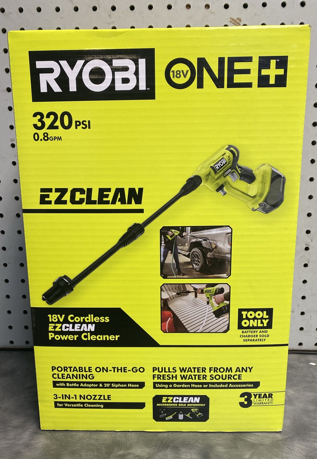 RYOBI 18v Cordless EZ Clean Power Cleaner (RY120350) BRAND NEW ...