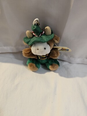 Oktoberfest Plush Bull In Lederhosen Shorts Keychain Backpack Clip | eBay