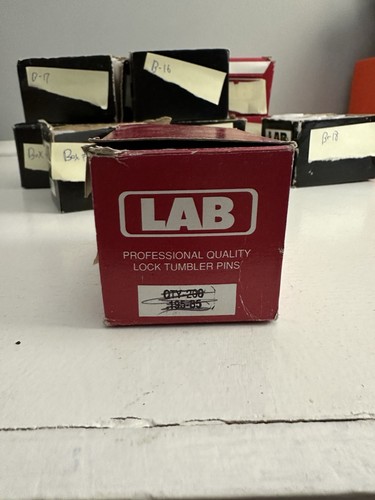 Variety Pack LAB Professional Quality Lock Tumbler Pins - 200qty - USED ...