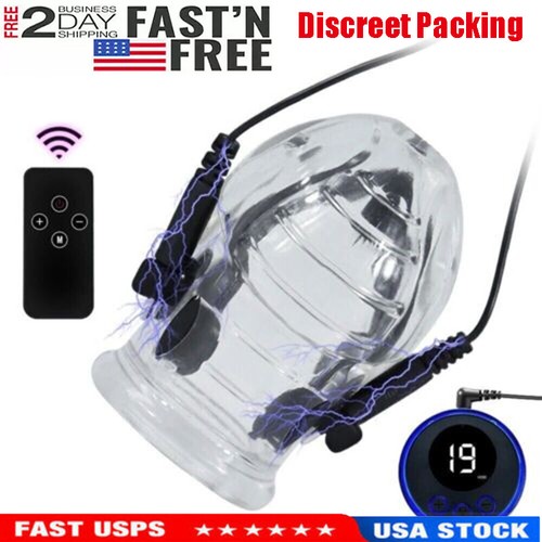 BDSM Electro E-Stim Shock Stimulation Medical Device Cock Penis Ring ...