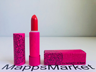 NIB Authentic MAC eL Seed Lipstick in Maya La Belle (Bright Orange Red ...