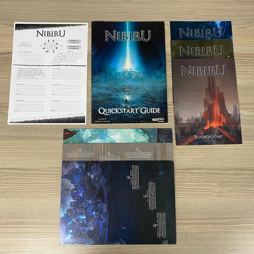 Nibiru Rôle Pack RPG Sci-Fiction Araukana Rapide Start Guide Règles ...