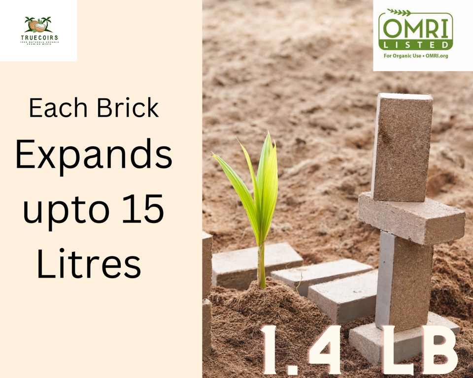 10LB/1.4LB CocoCoir Brick Coconut Fiber Potting Soil Plant Organic ...