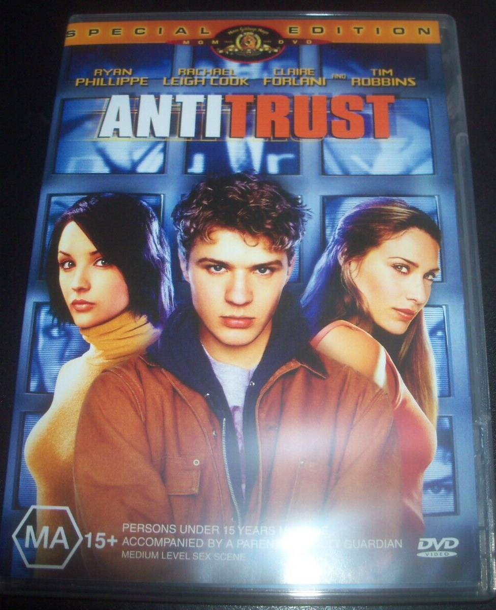 ANTI TRUST (Ryan Phillippe Tim Robbins) (Australia Region 4) DVD – Like ...