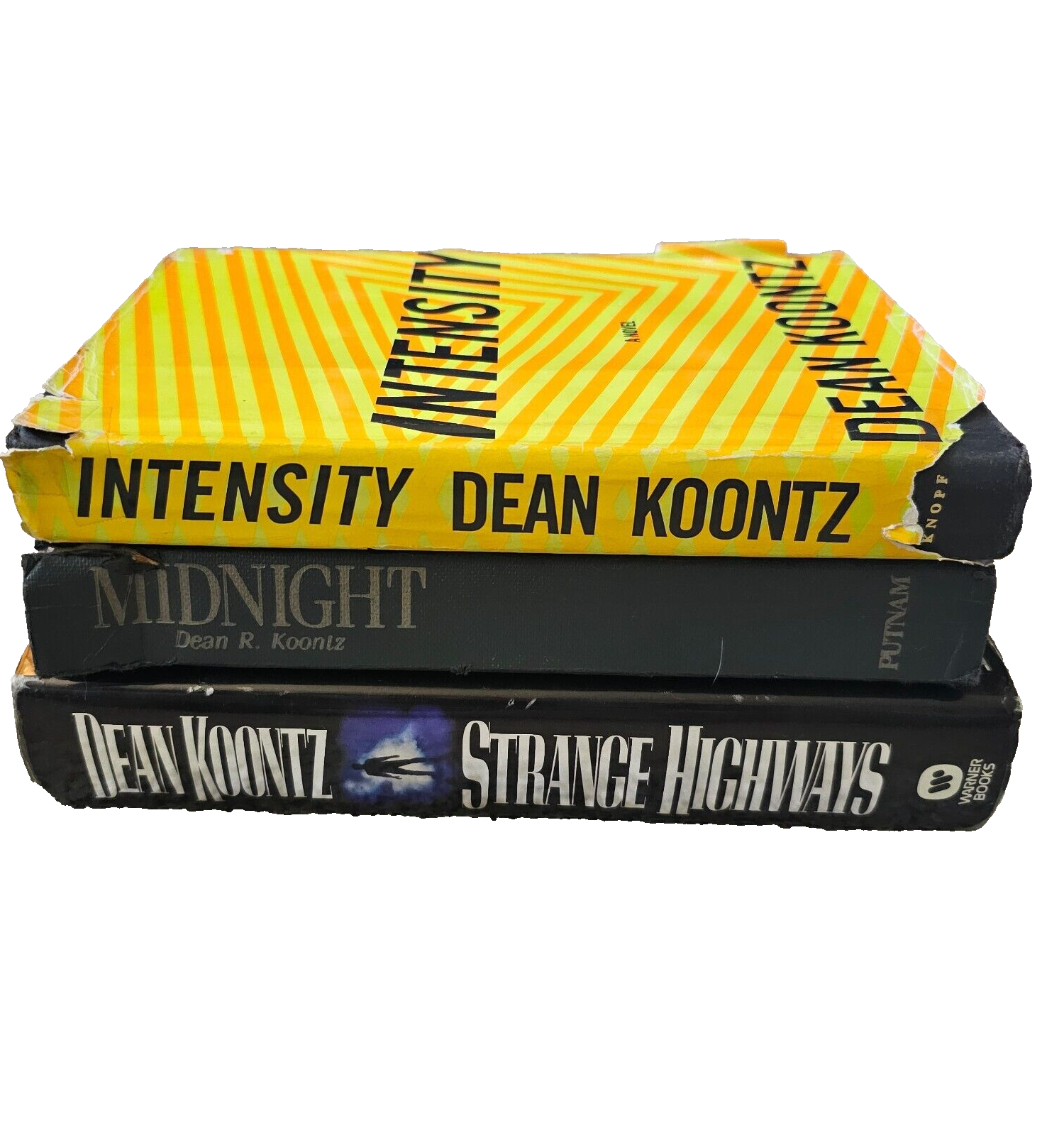 LOT OF 3 DEAN KOONTZ Books HARDCOVER STRANGE HIGHWAYS MIDNIGHT ...