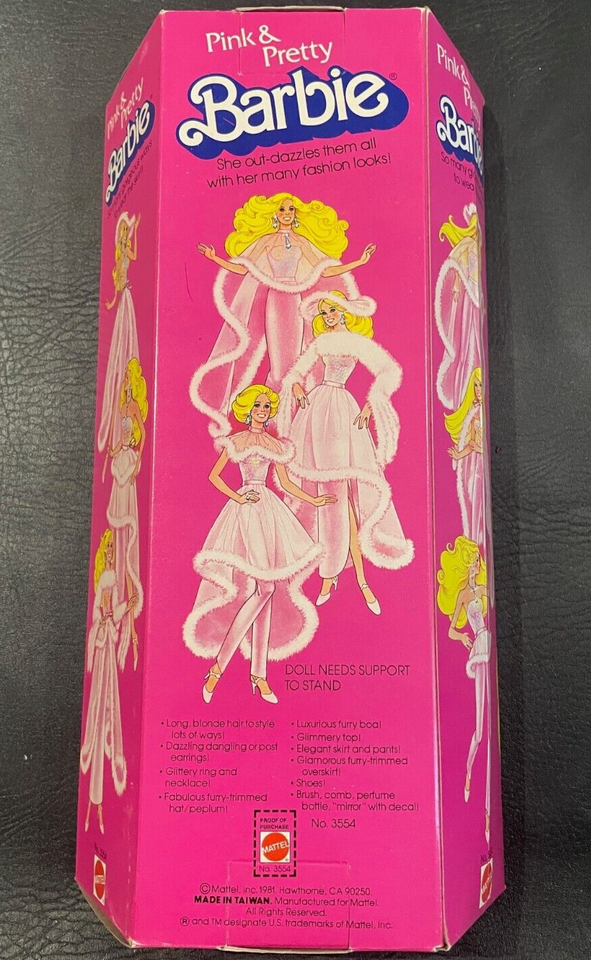 VINTAGE BARBIE FASHION DOLL 1981 PINK & PRETTY #3554 MATTEL (Z) | eBay