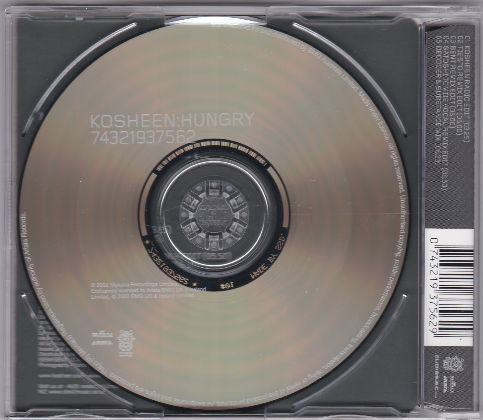Kosheen - Hungry - CD (5 x Track BMG Australia) | eBay Australia
