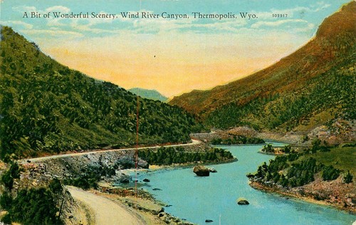 Postcard Wyoming Wind River Canyon Thermopolis Unposted C. 1910 | eBay