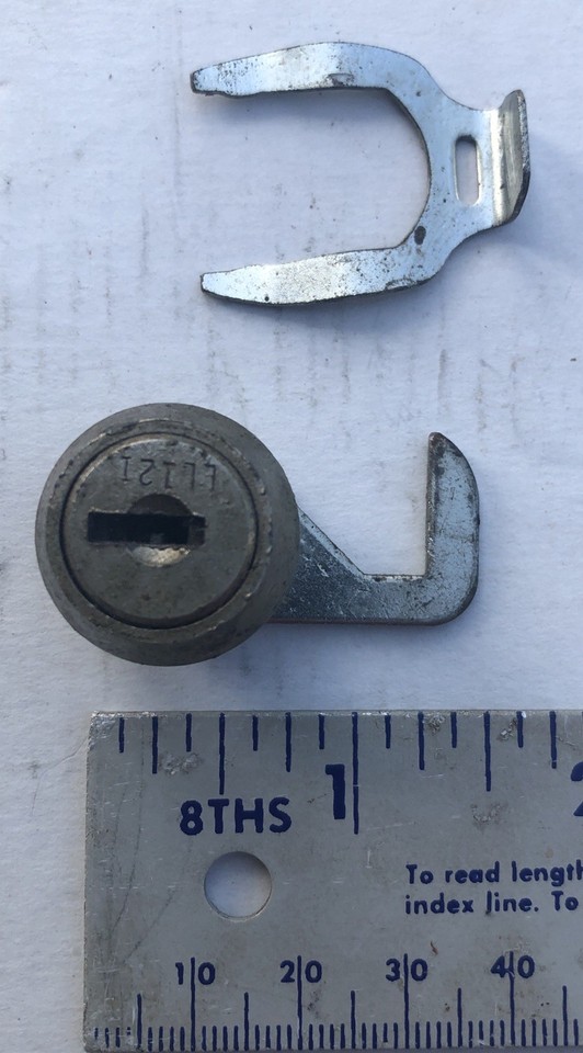 VINTAGE CRAFTSMAN No. 65336 METAL TOOL BOX PARTS: No. LL 121 LOCK WITH ...