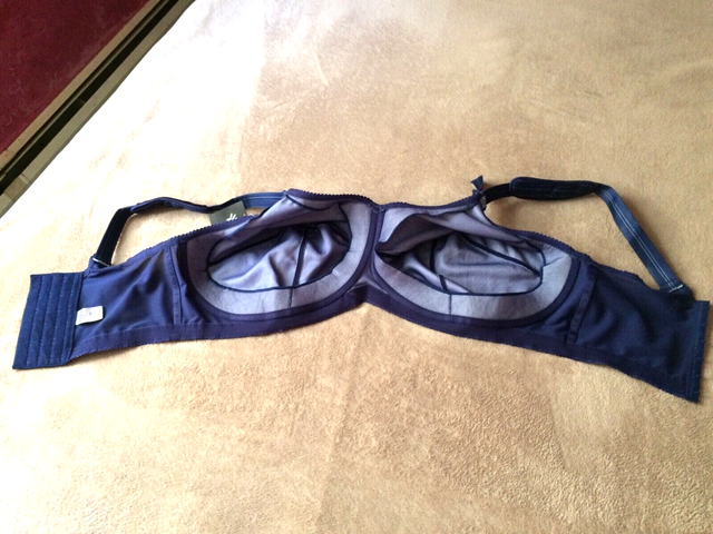 Bra 46M Elila Dusty Rose Full Secure Coverage 3 Section Soft Cup Bra ...