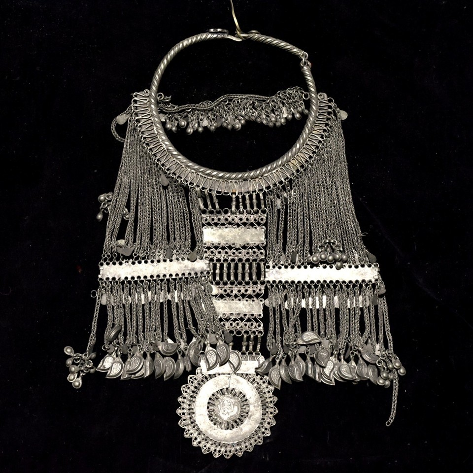 Long Quality Afghan Kuchi Choker Necklace Tribal Jewelry Ethnic Collar ...