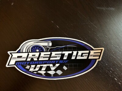 Prestige Motorsports UTV ATV Racing Car Bumper Sticker Decal 7X3 | eBay