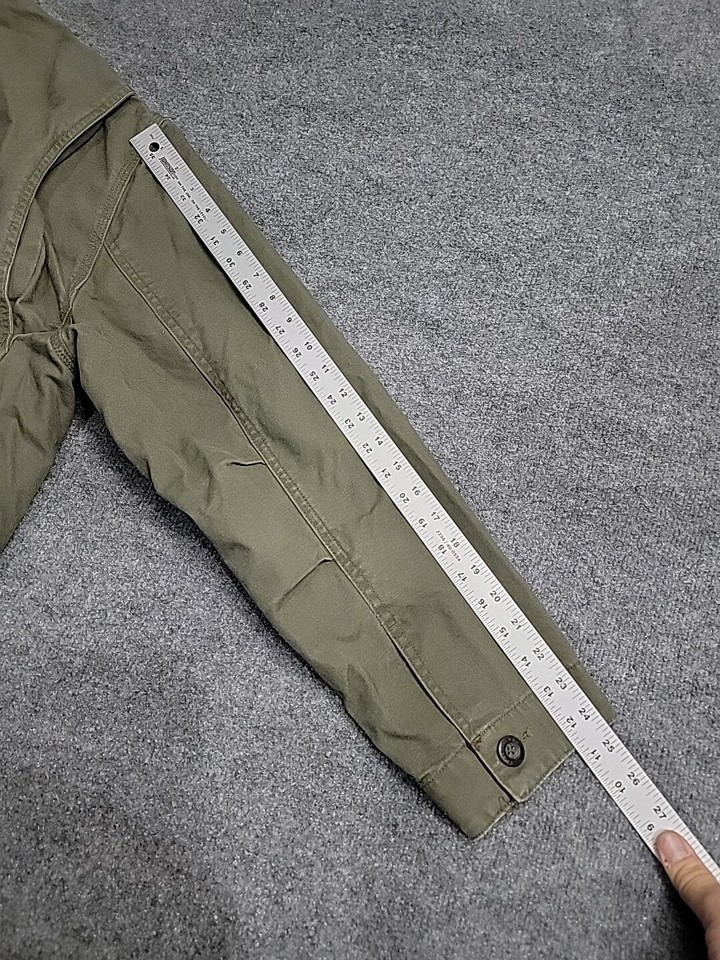 Orvis 214849 Quilt-Lined Barn Chore Field Jacket Men's L Olive Green | eBay