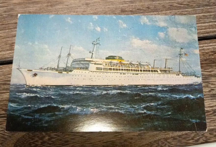 Old Vintage Postcard Boat Ship 1959 SS Brasil SS Argentina Moore ...