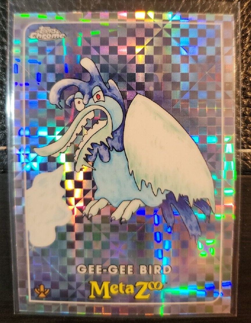 Gee-Gee Bird Topps Chrome MetaZoo Xfractor Refractor #93 | eBay