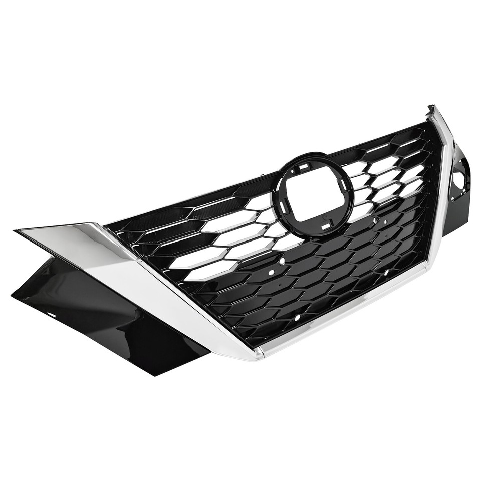For 2020 2021 2022 Nissan Sentra Grill Front Bumper Upper Grille Black ...