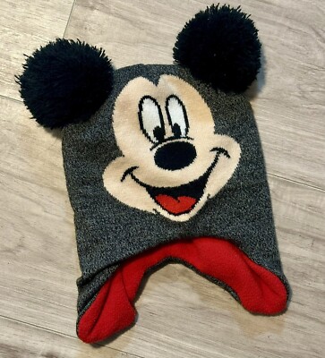 Disney Mickey Mouse knit beanie hat/cap | eBay