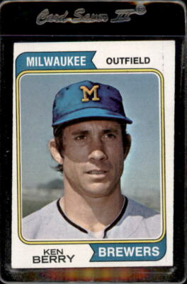 1974 Topps #163 Ken Berry Milwaukee Brewers - Nice Card! | eBay