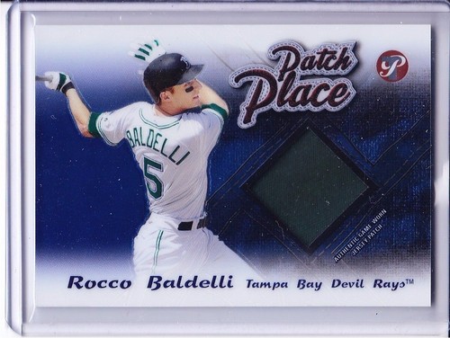 2004 Topps Pristine Patch Place - Patch Relic #PP-RB ROCCO BALDELLI Devil Rays | eBay