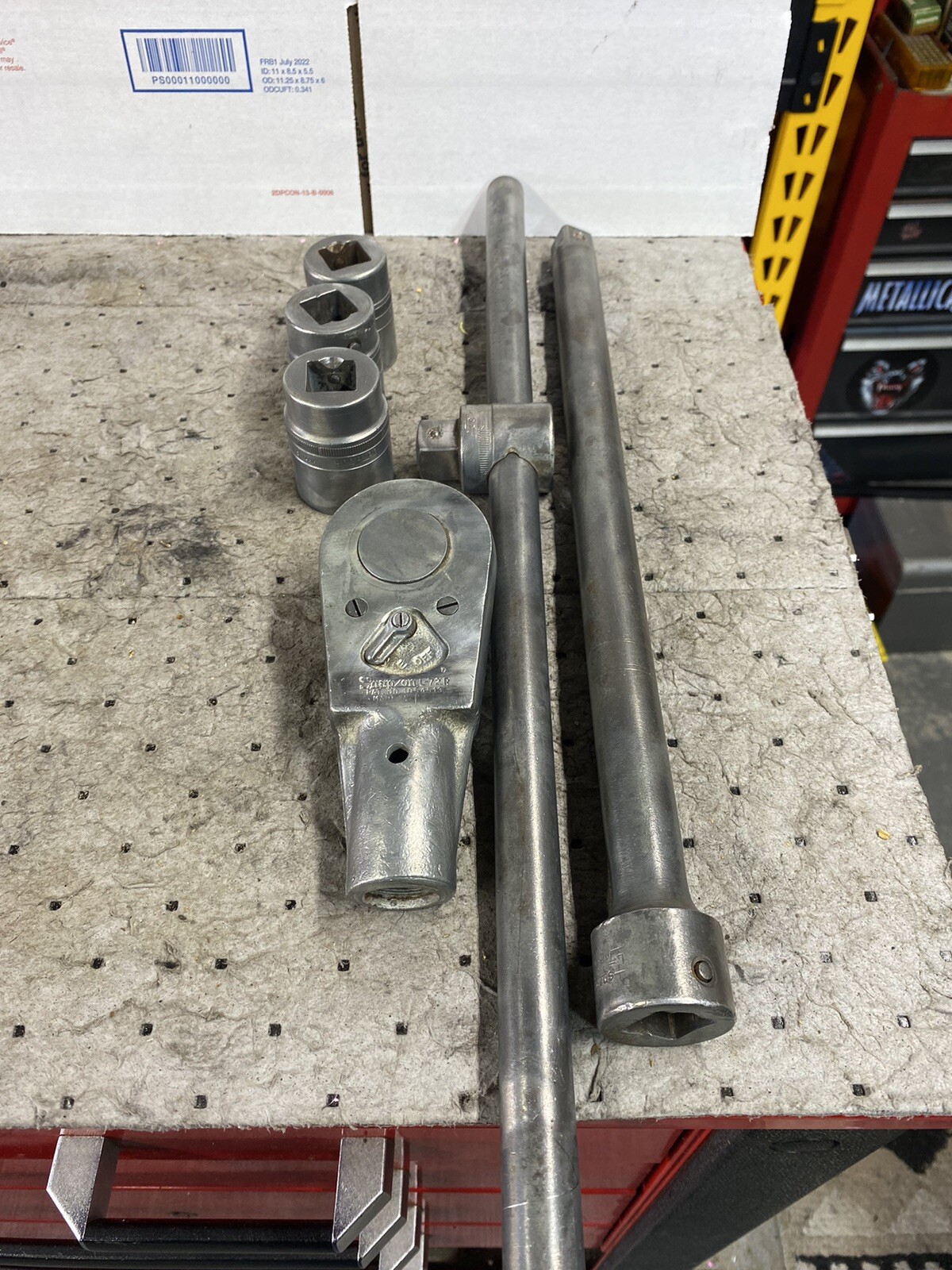 3/4in. Drive Snap On Ratchet T-handle And Extension Set | L72R | 1 ...