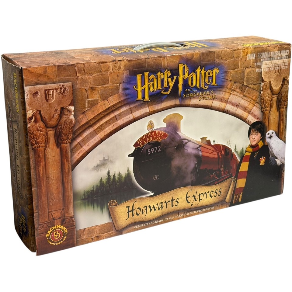 Bachmann 00639 Harry Potter Hogwarts Express HO Gauge Steam Train Set ...