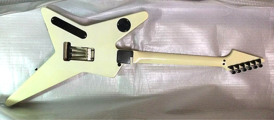 ESP Random Star Custom Spider Web Graphic Explorer Vintage Rare Guitar ...