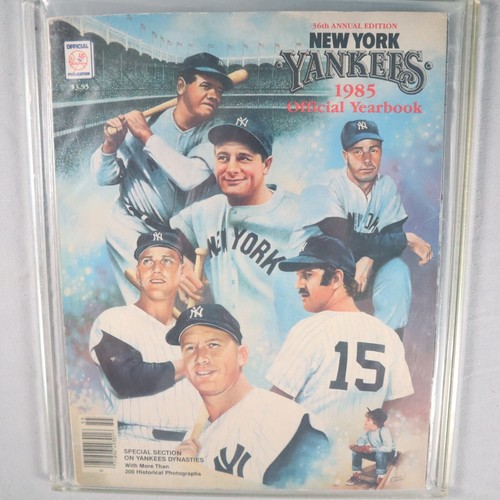 1985 Yankees Yearbook New York Yankees - Bagged and in Plastic Storage ...