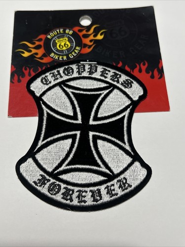 Choppers Forever Iron Cross Patch | eBay