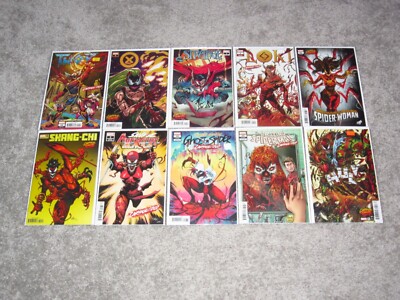 EPIC LOT OF 20 MARVEL COMICS W/ VENOM-IZED & CARNAGE-IZED VARIANT ...