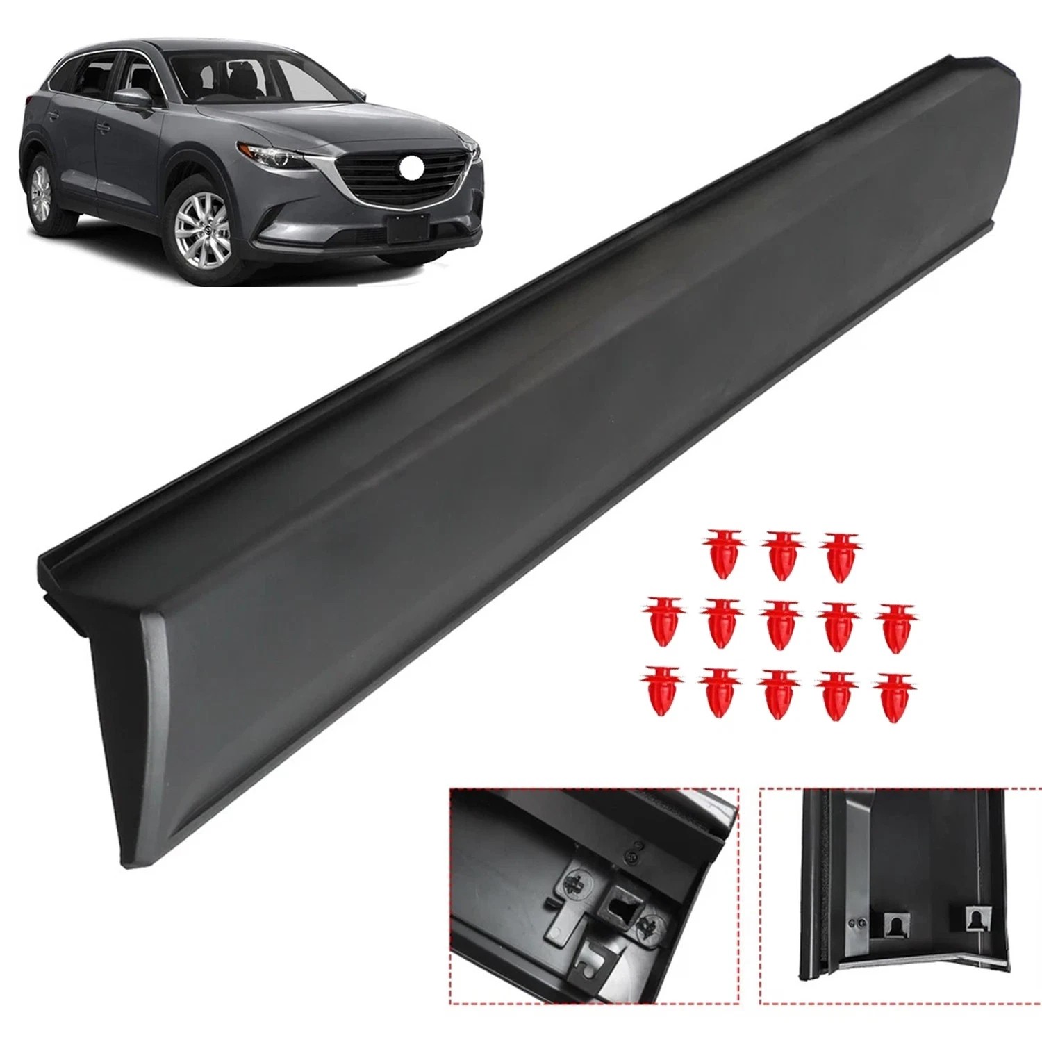Door Lower Molding Front Right Passenger Side for 16-23 Mazda CX-9 TK48 ...