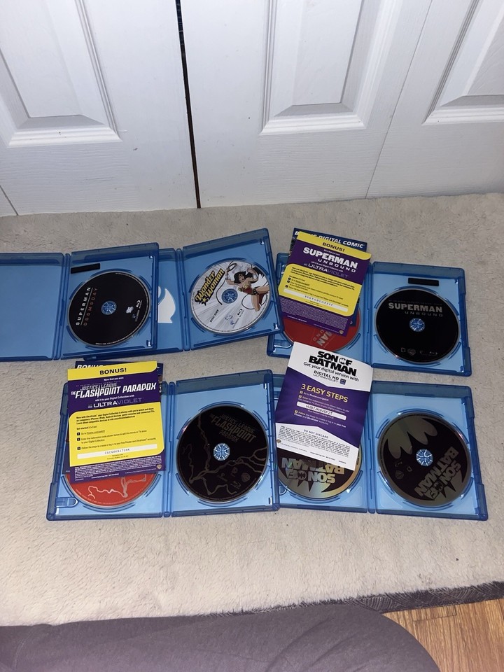 23 Superhero Movies BluRay DVD Lot MARVEL DC Batman Wolverine Avengers ...