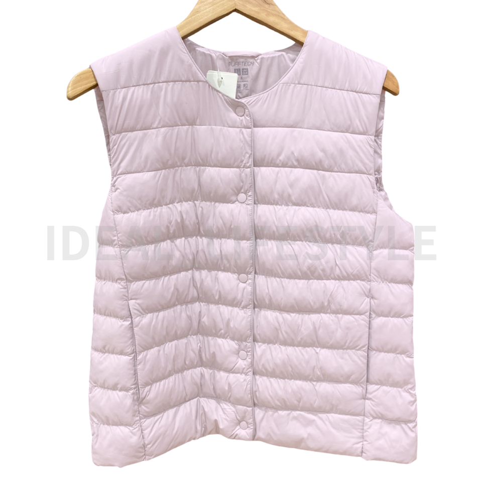 UNIQLO PUFFTECH Compact Vest S-3XL Packable Padded Sleeveless Women ...