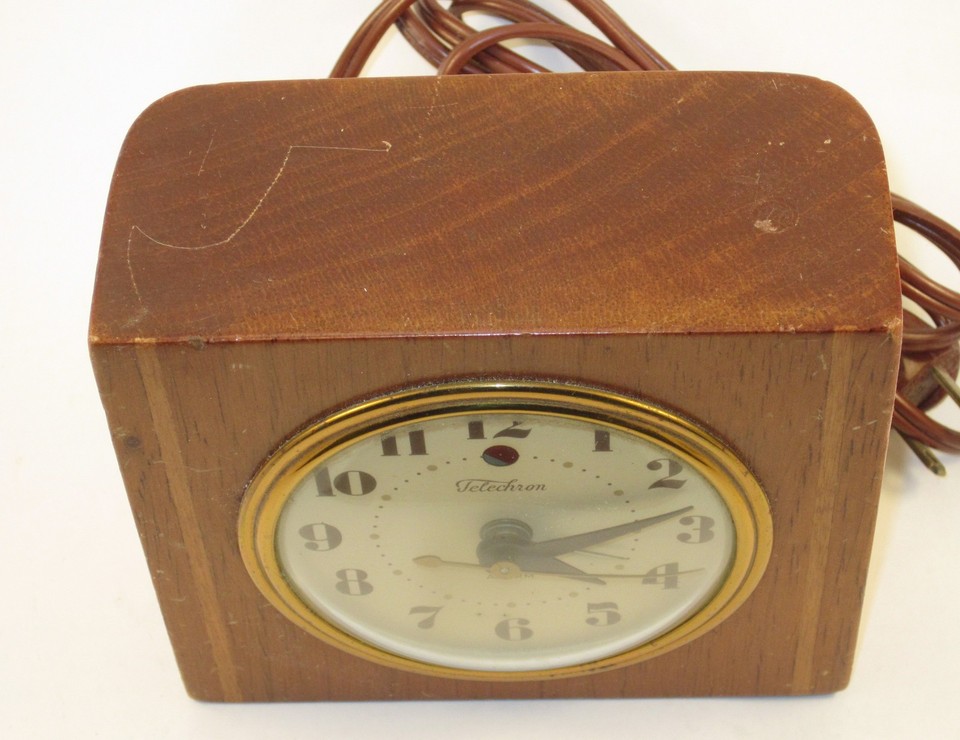 Vintage Telechron Clock 7H139 "Talisman" 1947 Alarm Clock Runs well | eBay