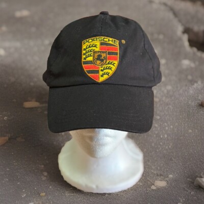Porsche Baseball Cap Hat Strap Back Black Suncoast Motorsports Racing ...