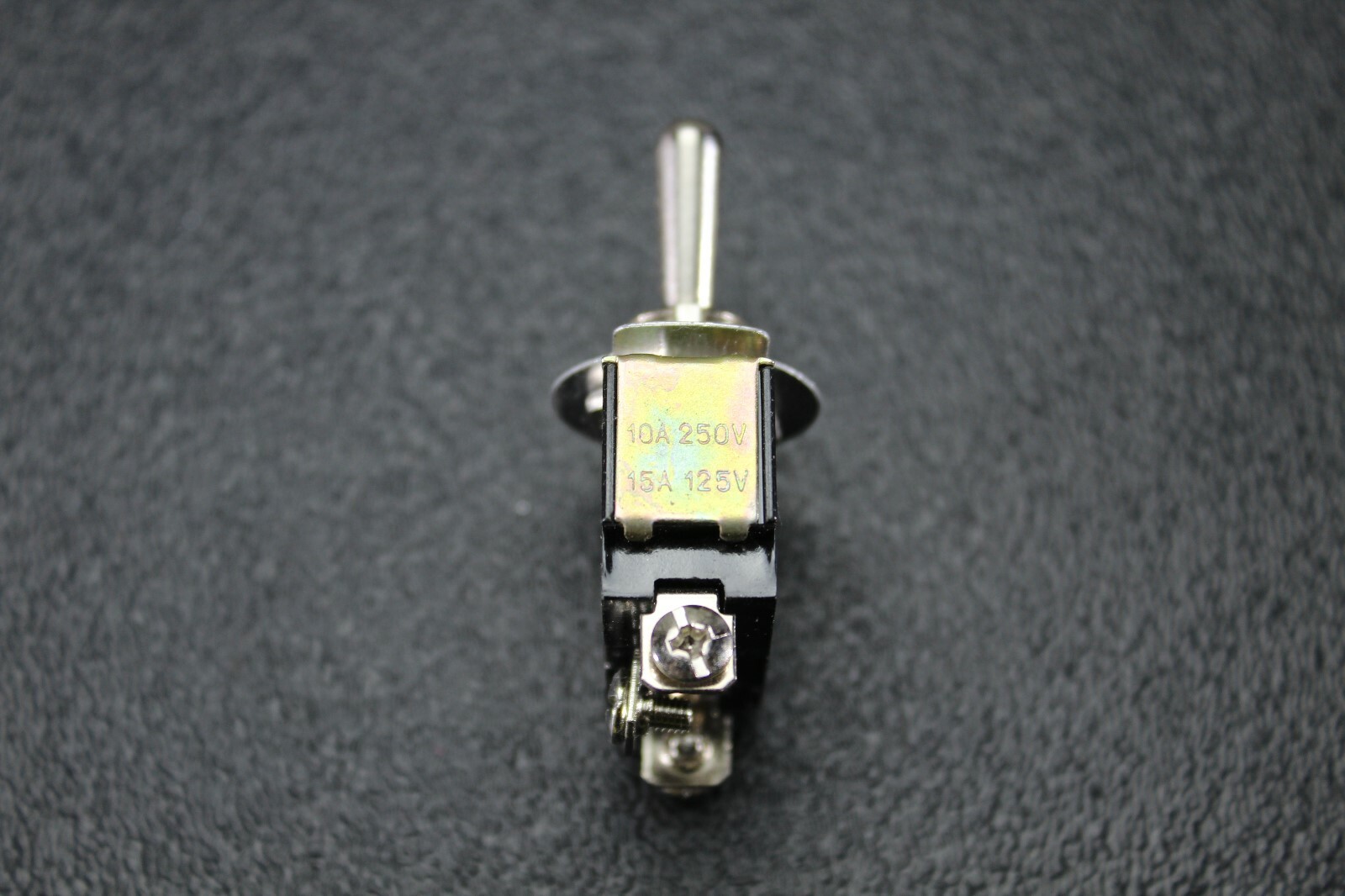 TOGGLE SWITCH SPDT CENTER OFF TOGGLE 10 AMP 250V 15 AMP 125V 3 PIN EC ...