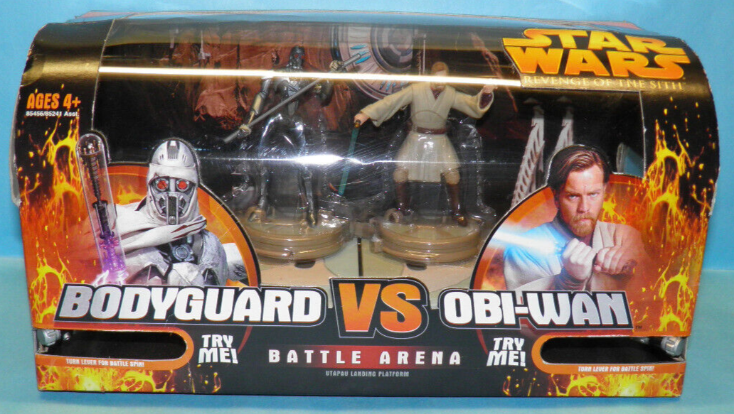 Hasbro Star Wars Revenge Of The Sith Battle Arena Grievous Body Guard ...