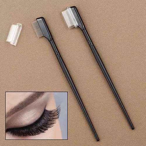 1PC Eyelash Comb Metal Eyebrow Brush Tool Mascara Separator Lash ...