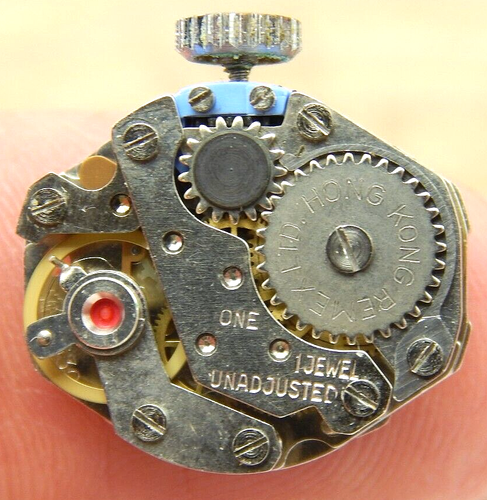 Vintage Remex Bolivia Antishock 1 jewel watch movement with good ...