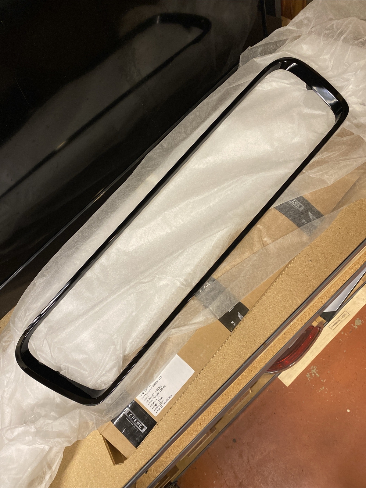 ‘16-‘20 Bentayga Rear License Plate Trim- Black Pack- 36A827567A | eBay