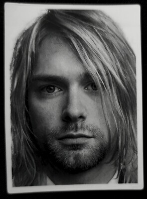 NIRVANA STICKER "LEGENDARY KURT COBAIN" 2 X 3 GLOSSY PHOTO LOOK | eBay