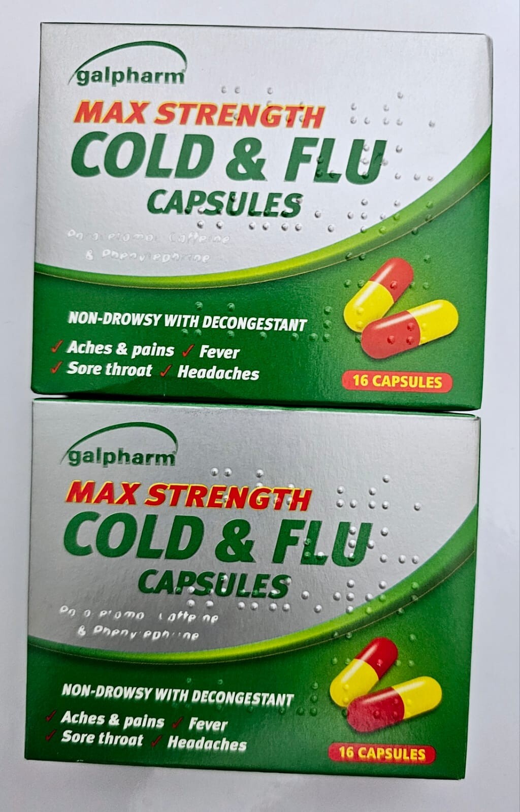Galpharm Flu Max Chest Cough Tablets Day Night Cold & Flu Relief ...