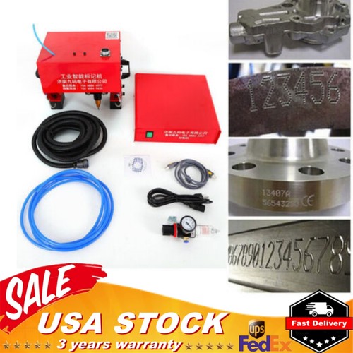 Portable Pneumatic Marking Machine VIN Code Chassis Number Engraving ...