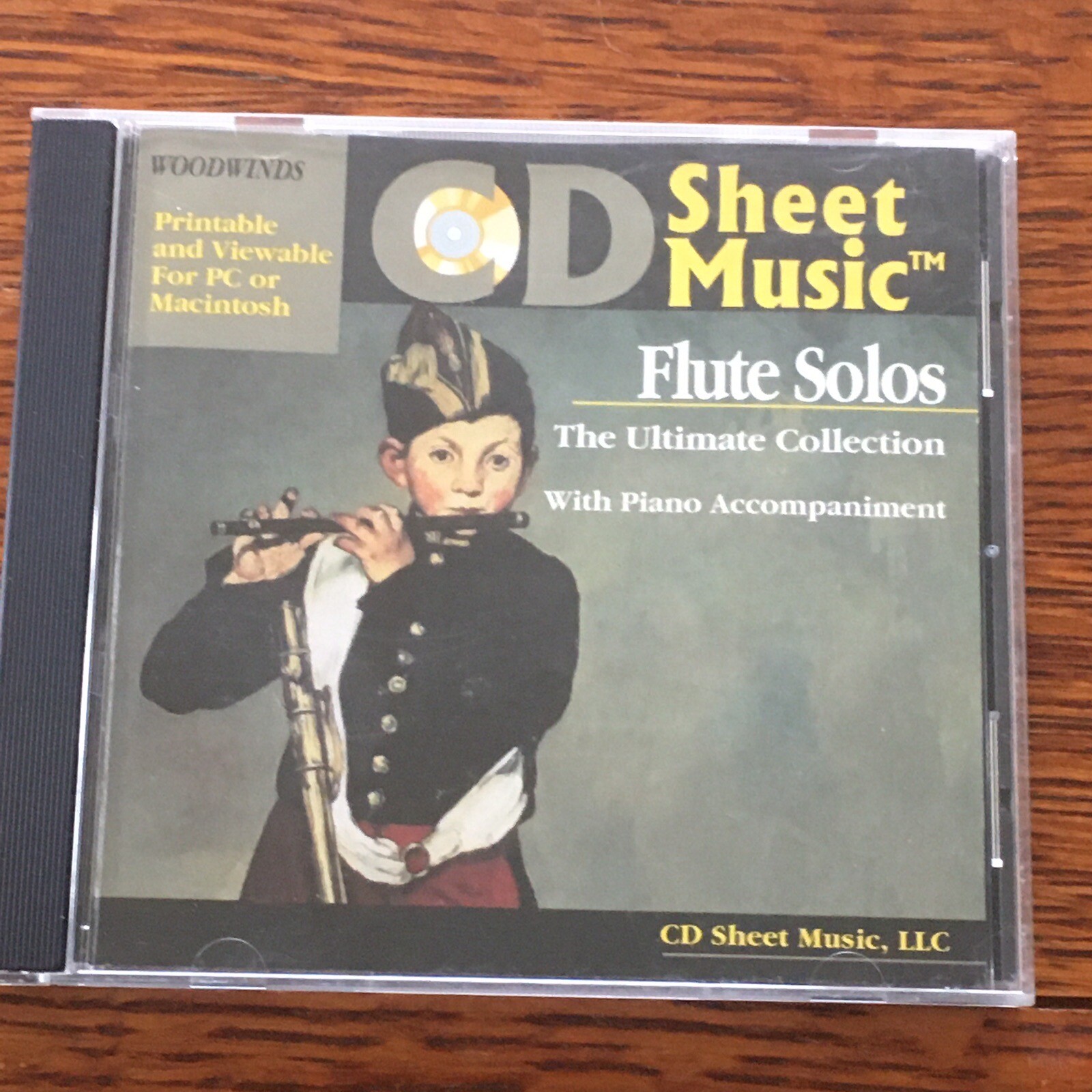 CD Sheet Music Flute Solos The Ultimate Collection Woodwinds PC & Mac ...
