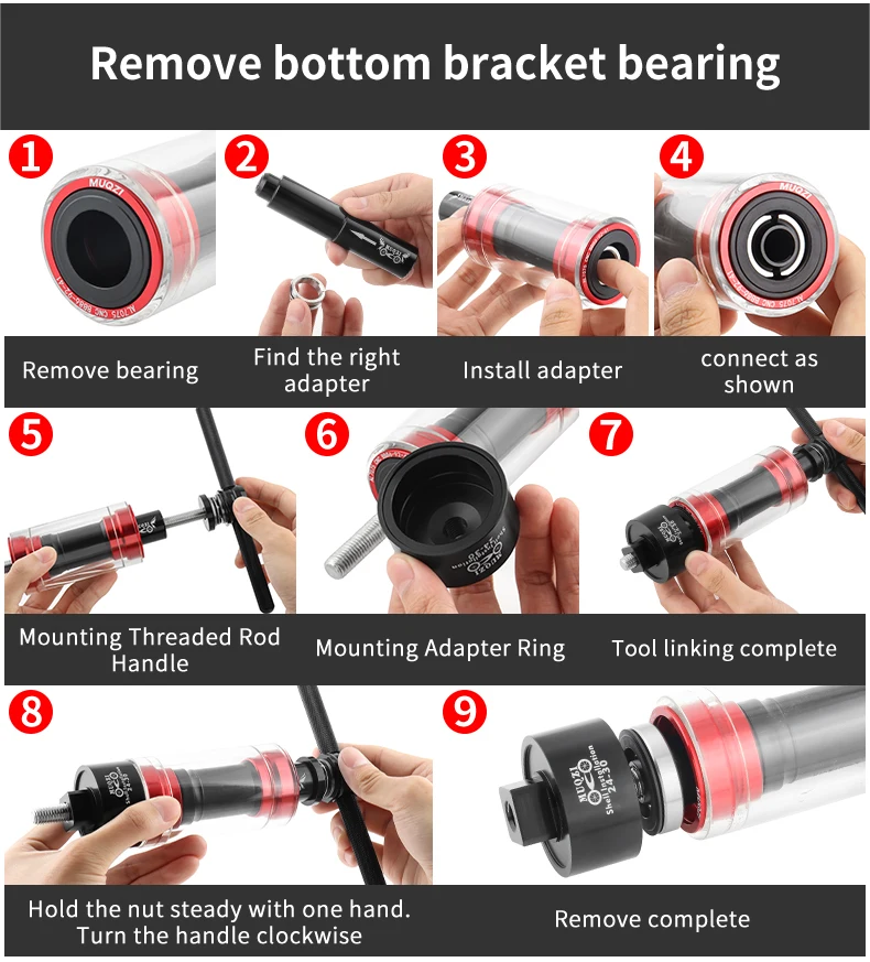 MUQZI Bottom Bracket Bike Tool Bicycle Bottom Bracket Install Tool | eBay