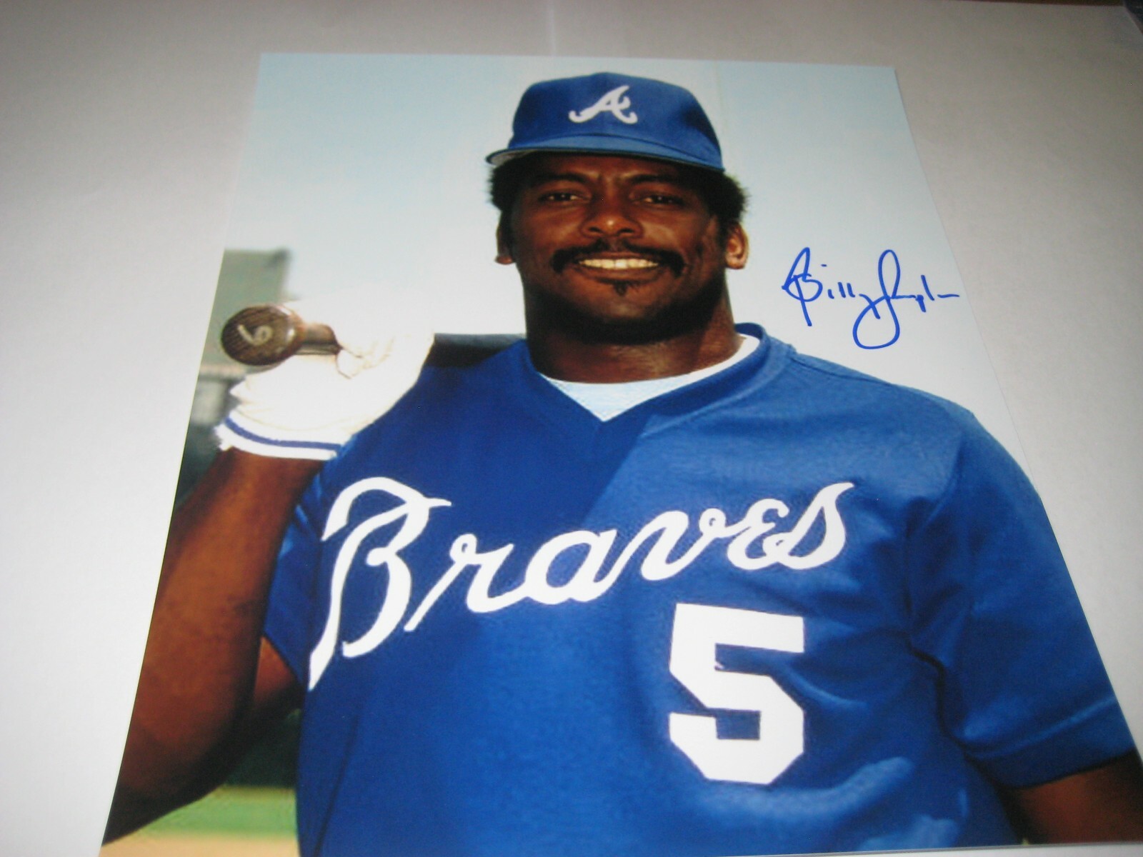 BASEBALL GREAT BILLY SAMPLE (YANKS,BRAVES,RANGERS) SIGNED AUTO 8X10 ...