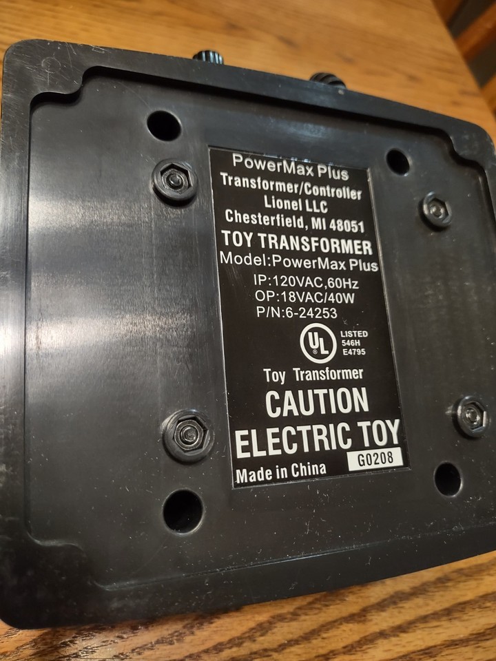 Lionel PowerMax Plus 6-24253 40W Watt Train Transformer Controller,noisy,works | eBay