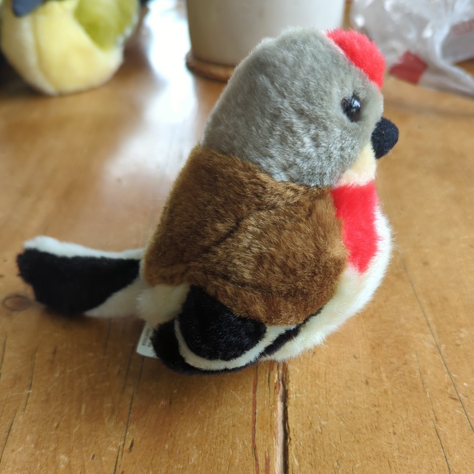 RARE KM inter Wild Republic RSPB Plush LINNET Bird Without Sound RARE ...