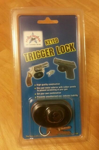 Peace Keeper Keyed Trigger Lock Item# TL01 PS Products Inc Gun Safety ...