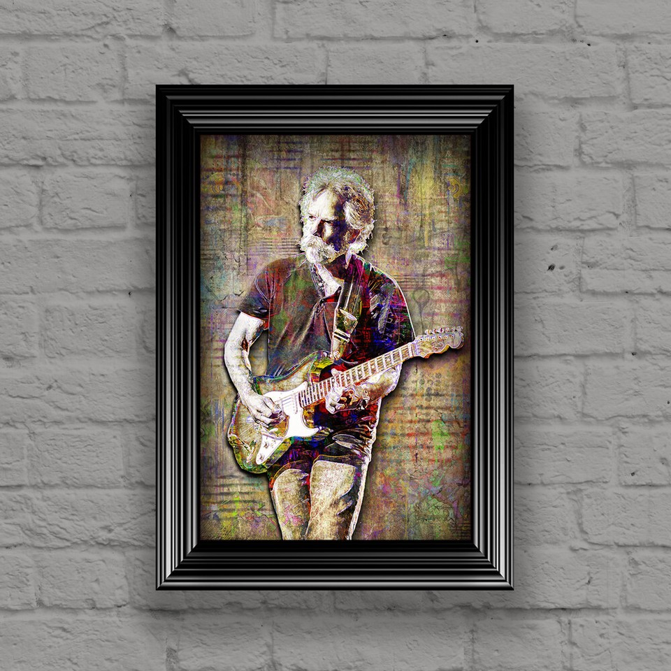 BOB WEIR Poster, GRATEFUL DEAD Pop Art Tribute Print Free Shipping US ...