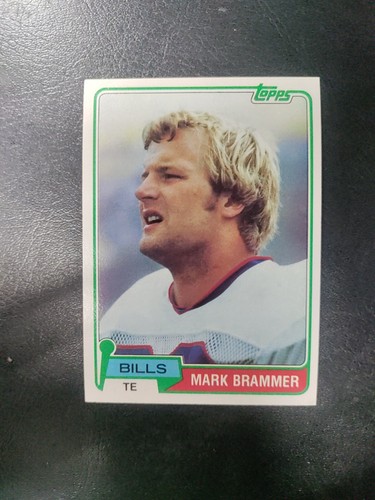 1981 Topps Football #283 Mark Brammer Buffalo Bills NM free shipping | eBay